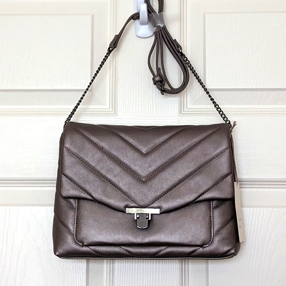 a new day | Bags | Nwt Crossbody Metallic Copper Boxy Handbag A New Day ...
